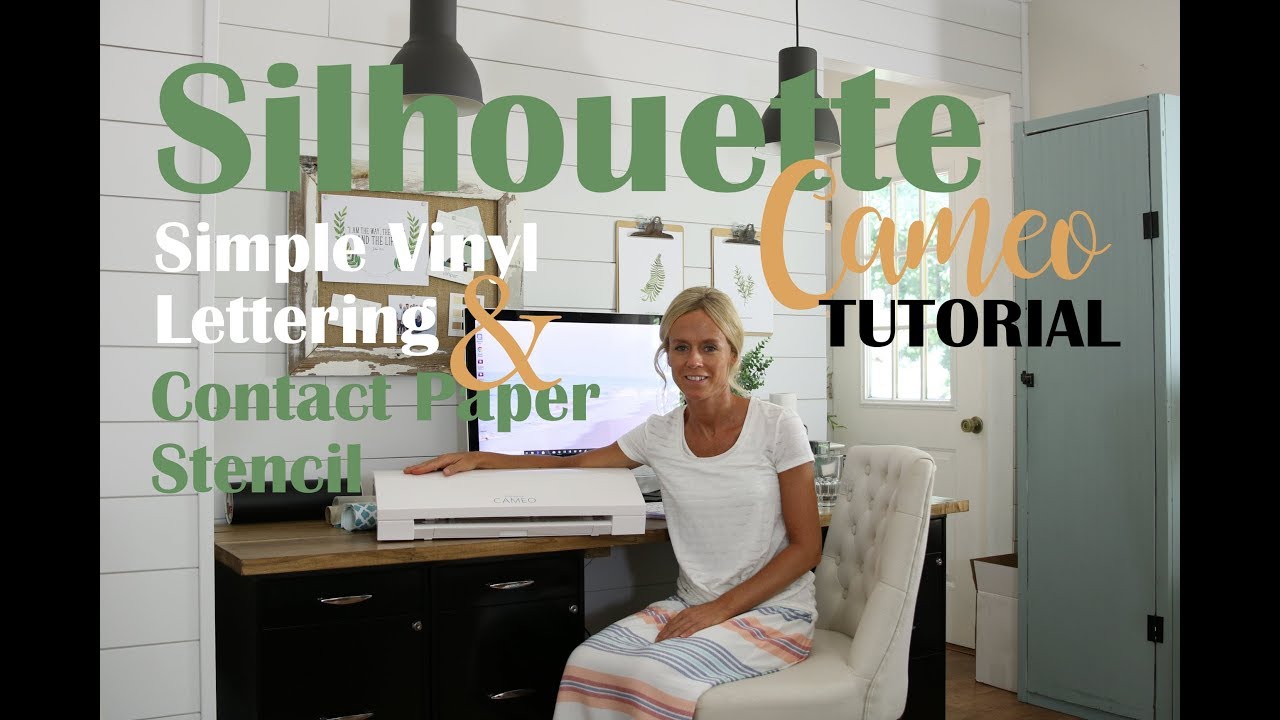 Silhouette Cameo 3 Tutorial Making Vinyl Letters Contact Paper silhouette-cameo-3-tutorial-making-vinyl-letters-contact-paper