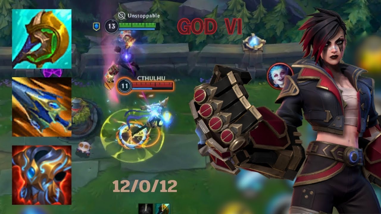 Wild Rift: VI Jungle Gameplay (Best item builds and runes) - YouTube