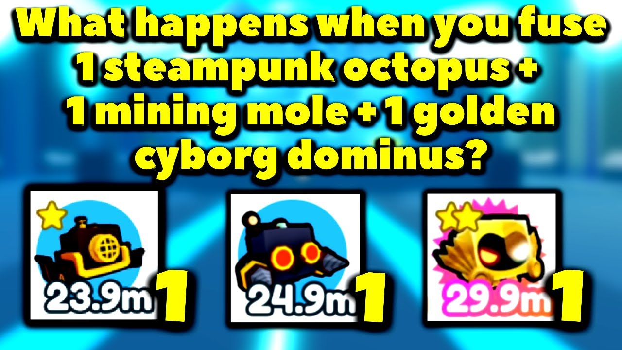 What happens when you fuse 1 steampunk octopus, 1 mining mole and 1 ...