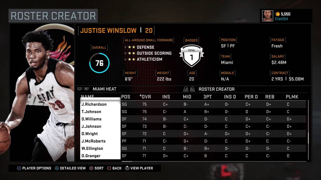 NBA 2K 2016 to 2017 Rosters Updated - YouTube