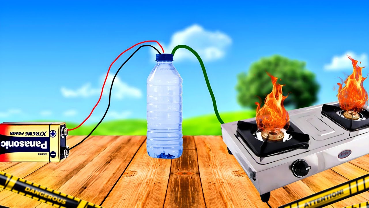 Making Free Gas Using Old Batteries And Simple Tools | Make a Free Gas ...