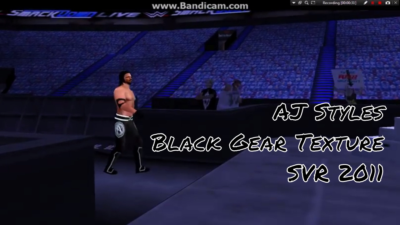 Aj Styles Black Gear Texture For WWE 2K17 PSP (SVR 2011) - YouTube