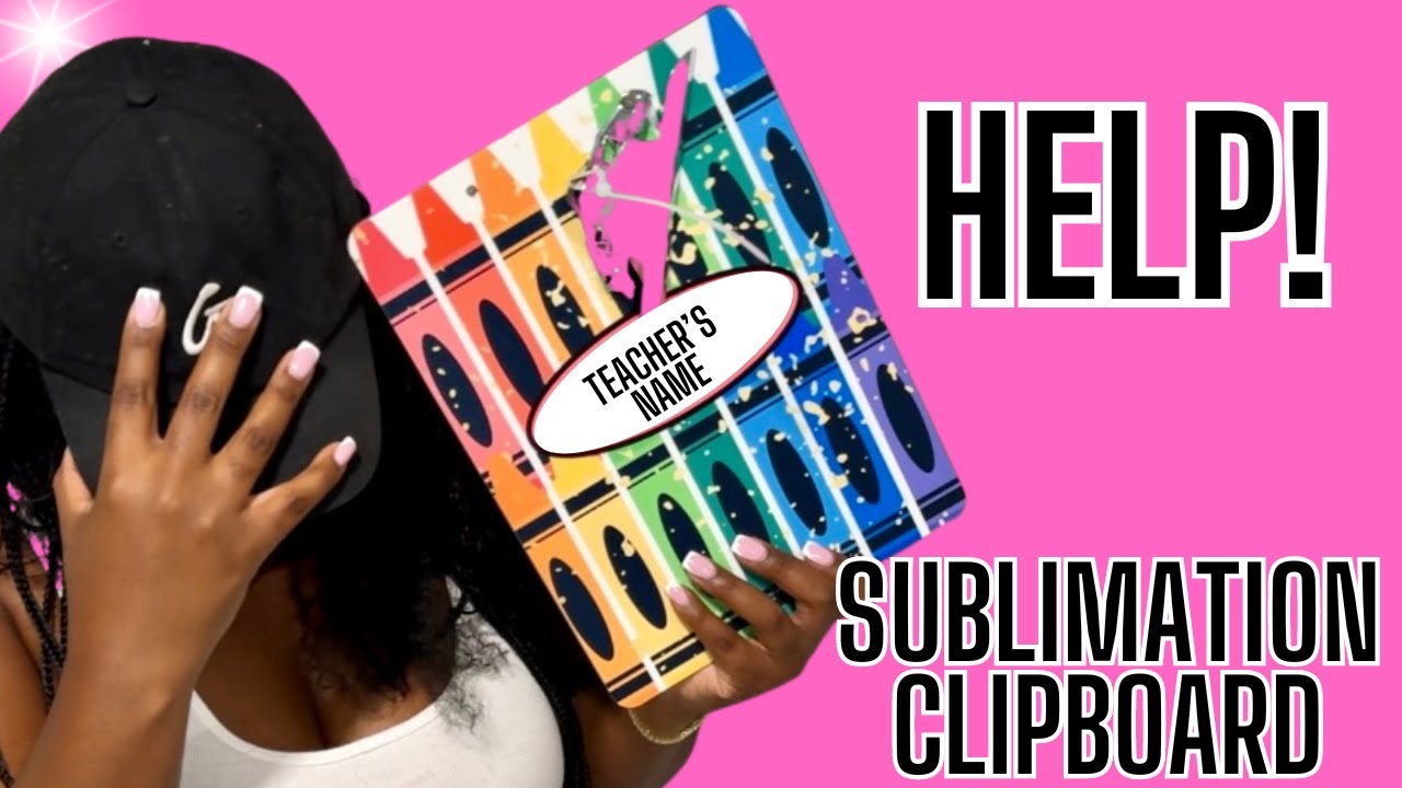 SUBLIMATION TUTORIAL: Back to School Sublimation CLIPBOARDS - YouTube