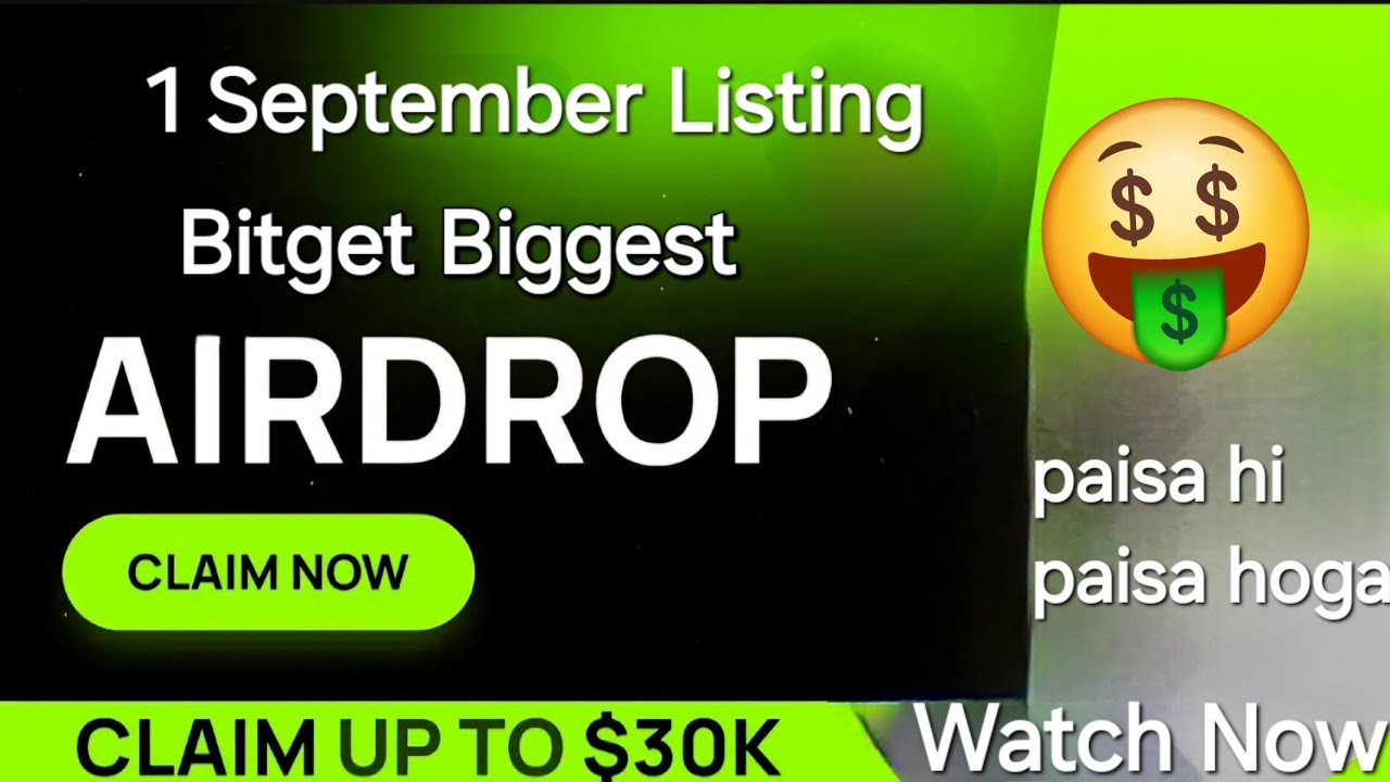 500-1000$ Airdrop Per User || Biggest Airdrop This Year by Bitget ...