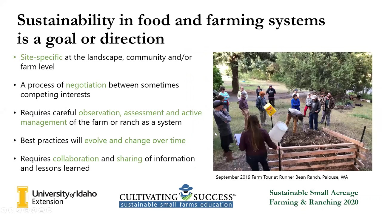 Whole Farm Planning Workshop - Welcome and Sustainability & Whole Farm ...