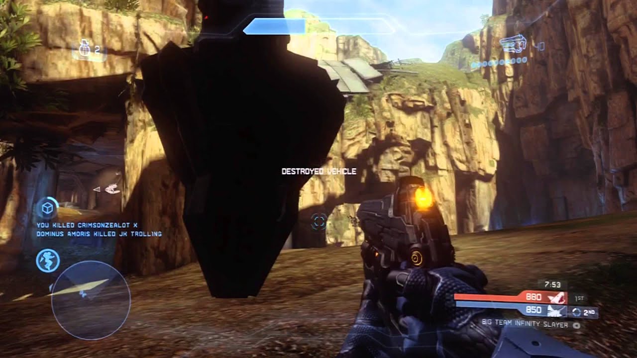 AMAZING HALO 4 ORDNANCE DROP-POD KILL! - YouTube