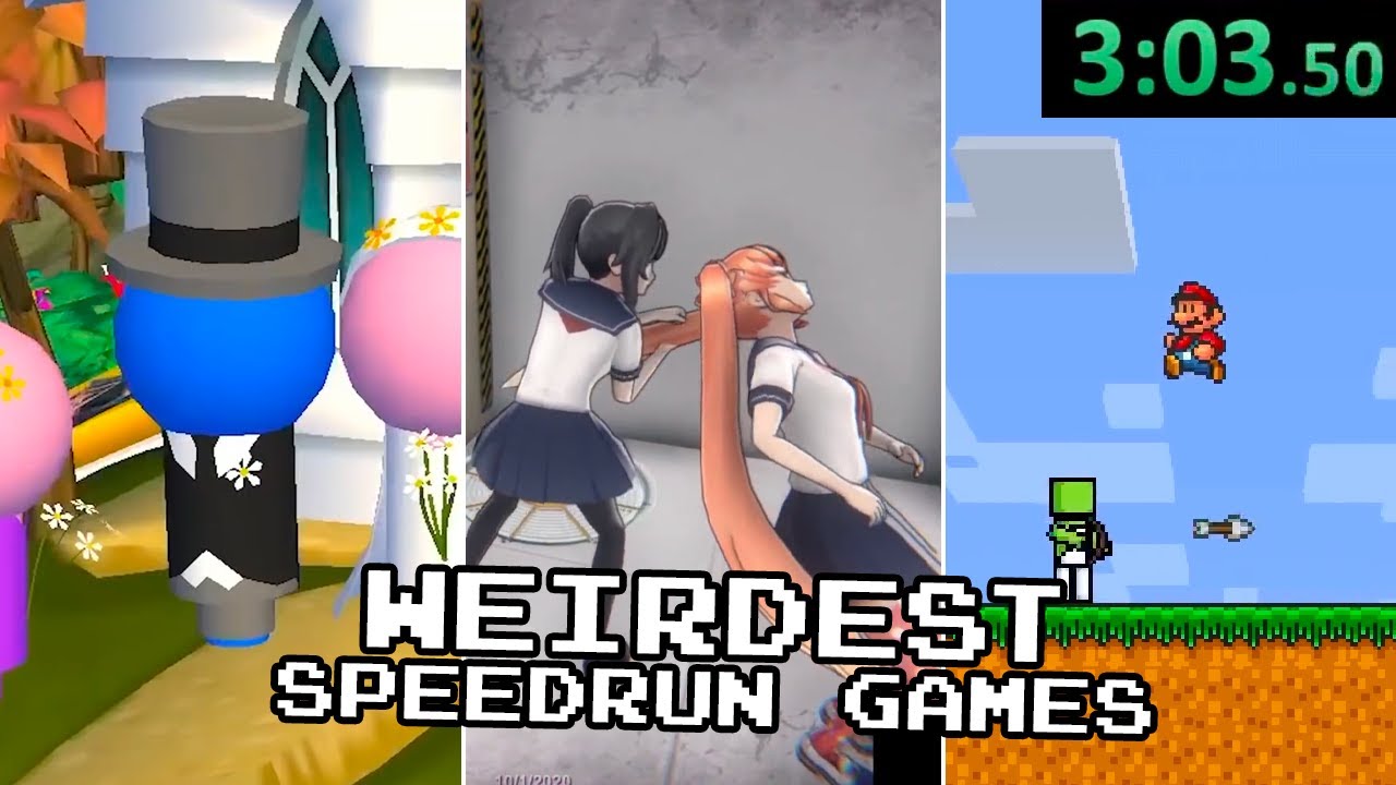 The Weirdest Speedrun Games EazySpeezy has ever played... - YouTube