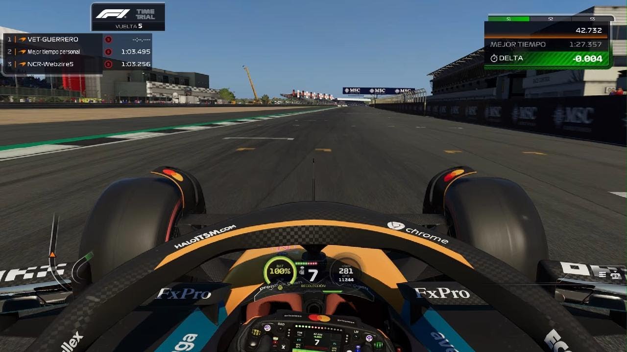 Silverstone hot lap - YouTube