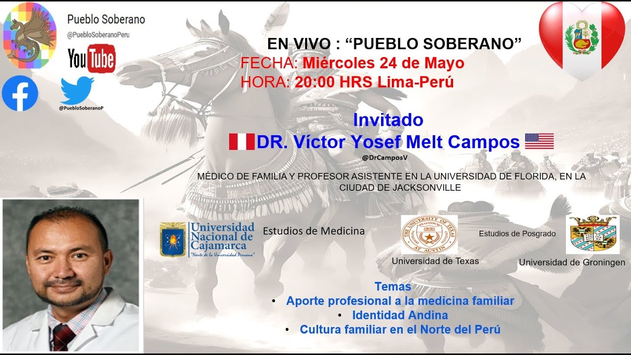 Victor Josef Melt Campos - Salud y Politica Peruana - YouTube
