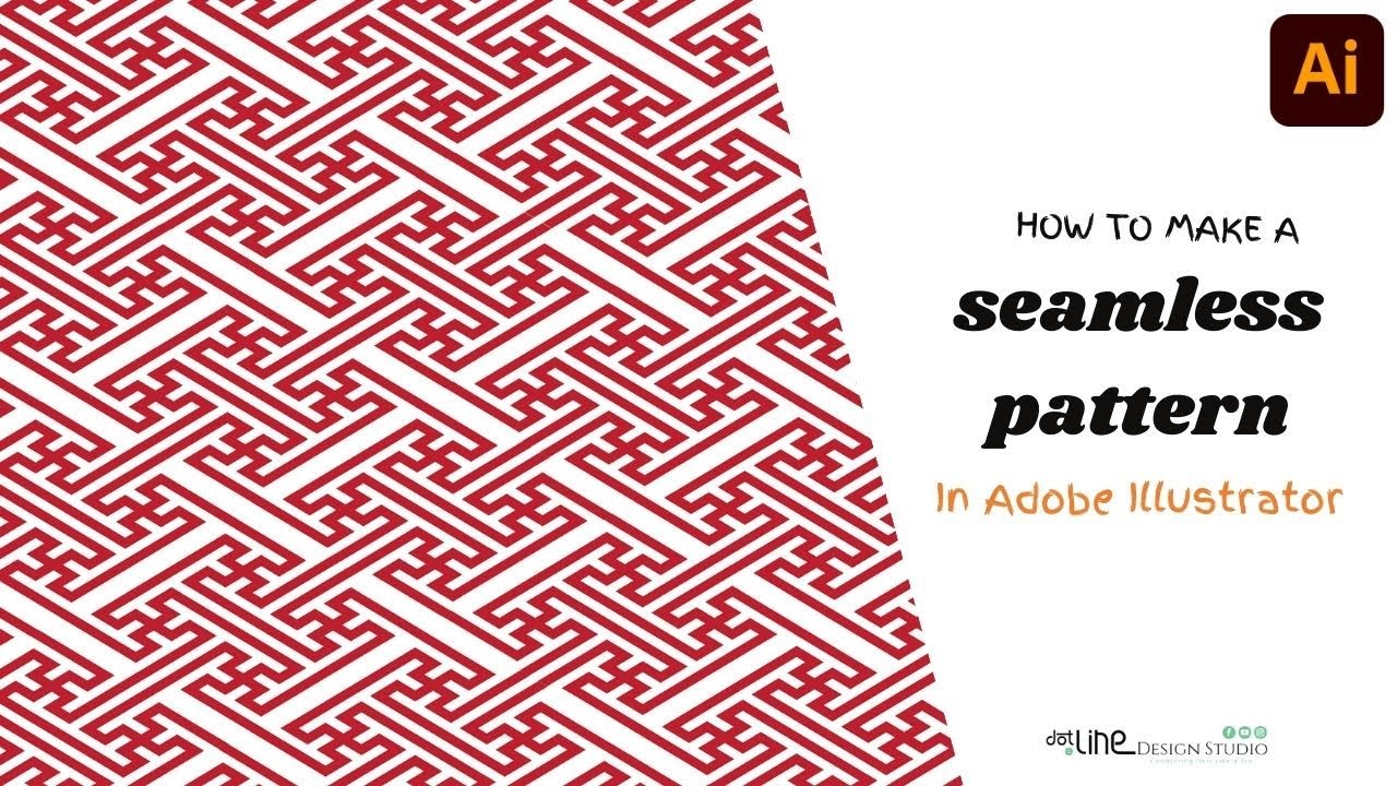 Adobe illustrator : How to make seamless pattern in adobe illustrator ...
