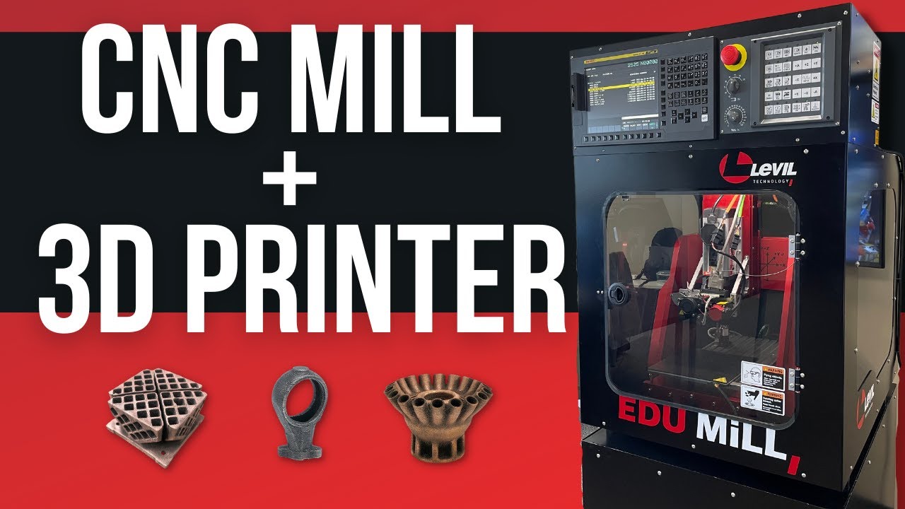 3D PRINT + MILLING! | Additive & Subtractive Manufacturing in One ...