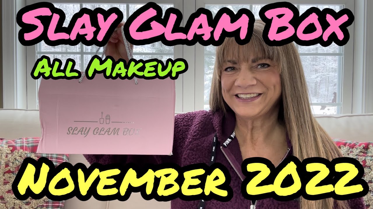Slay Glam Box November 2022 ALL MAKE UP + 10% off - YouTube