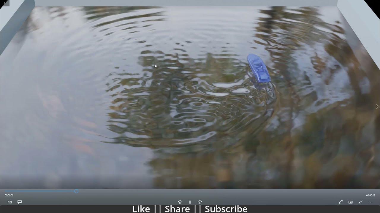 Floating Boat Animation in Blender 3.0 (Dynamic Paint) - YouTube