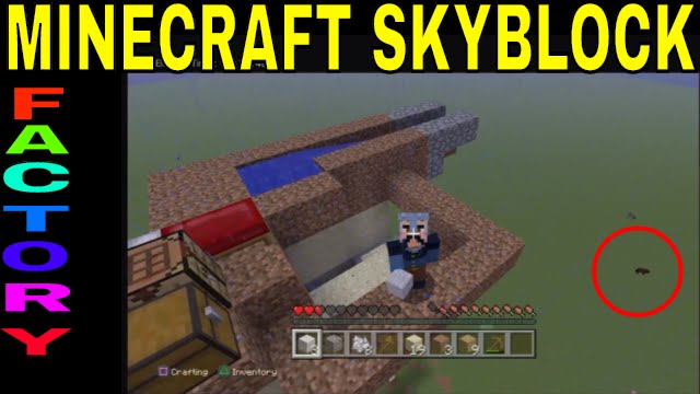 Minecraft Skyblock Factory on ps4 1 - YouTube