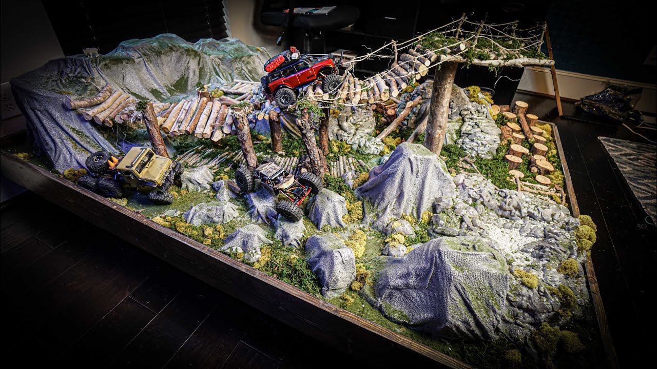 Maintaining The Perfect Indoor RC Crawler Course For Axial SCX24 and ...