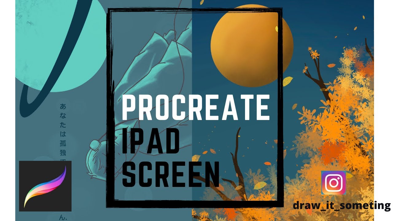 IPAD WALLPAPER BY PROCREATE - YouTube