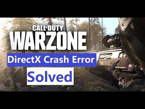 Call Of Duty WarZone Directx Crash Error Solved Hindi COD - YouTube