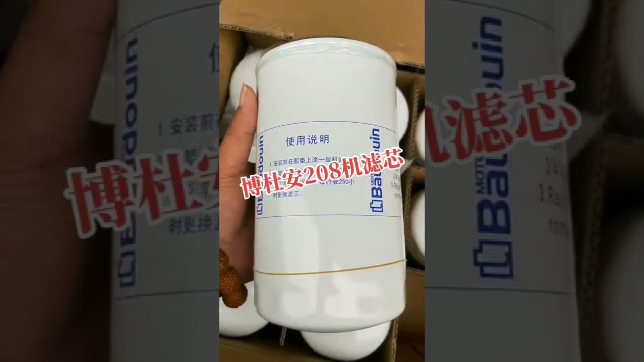 BAUDOUIN 330204000208 oil fiter - YouTube