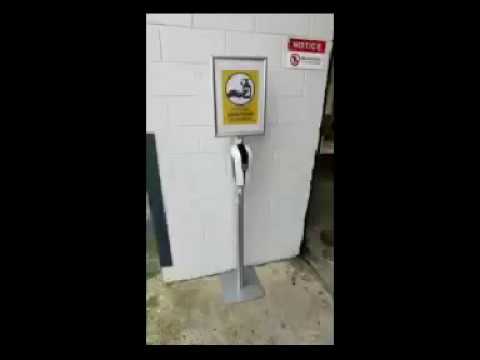 Automatic Hand-Sterilizer Station System (Dispenser + Stand with A3 Snap Poster Frame) 1000ML
