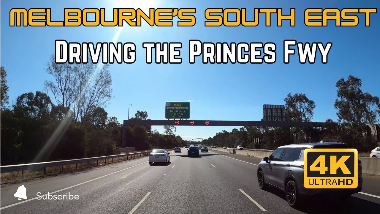 Melbourne 4K Drive: Princes Freeway to South Yarra - YouTube