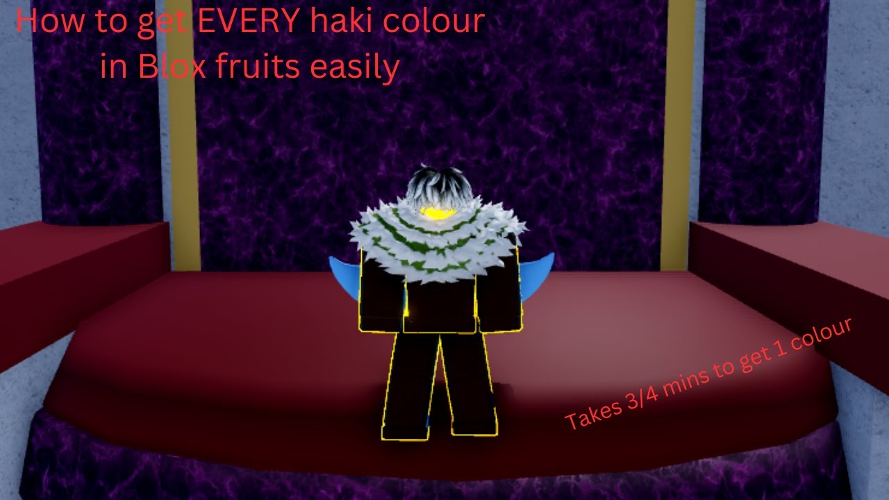How to get EVERY Haki color quickly in Blox Fruits (2024 third sea ONLY ...