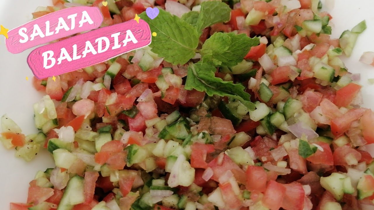 Salata baladia/arabic recipe - YouTube