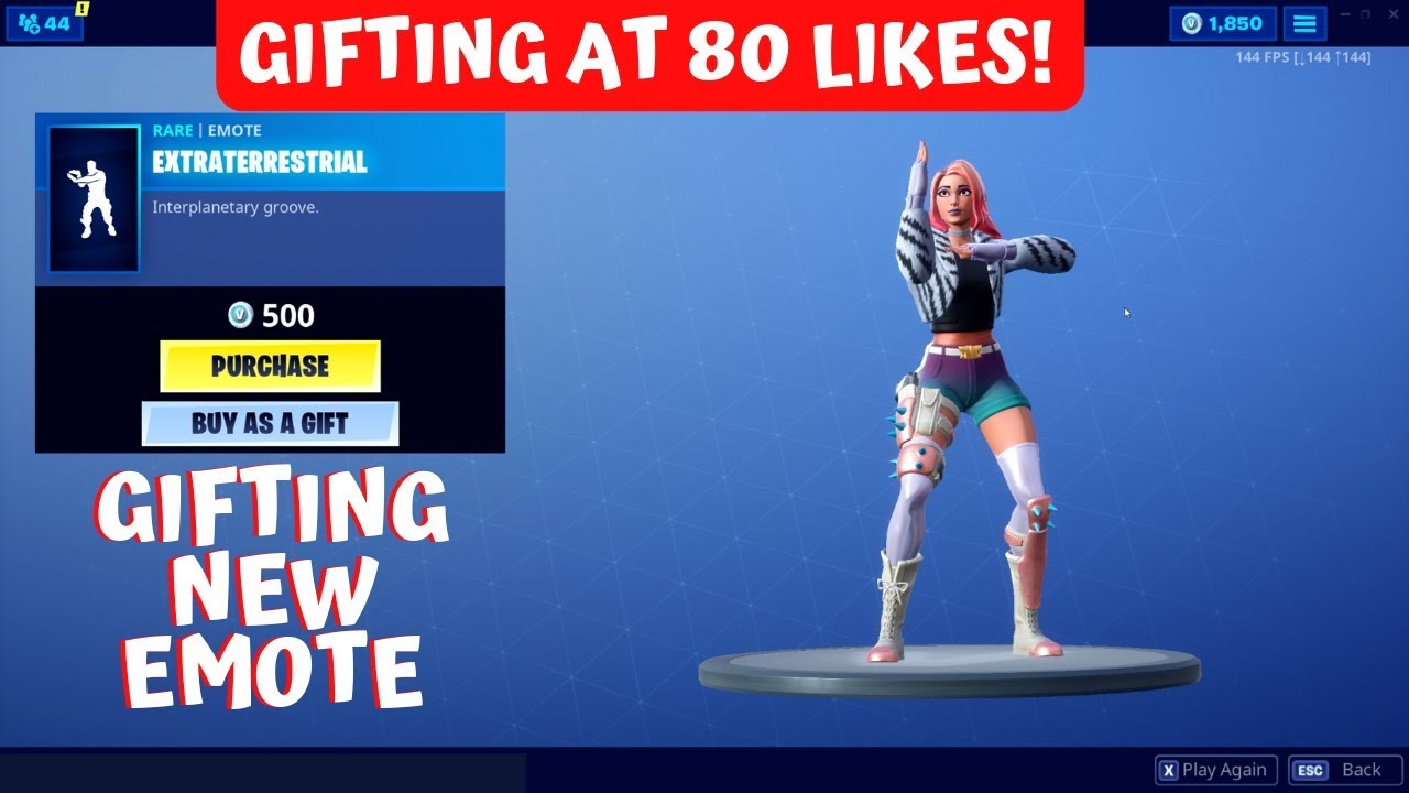 Item Shop June 8, 2019 *NEW*Extraterrestrial Emote ( Howard The Alien ...
