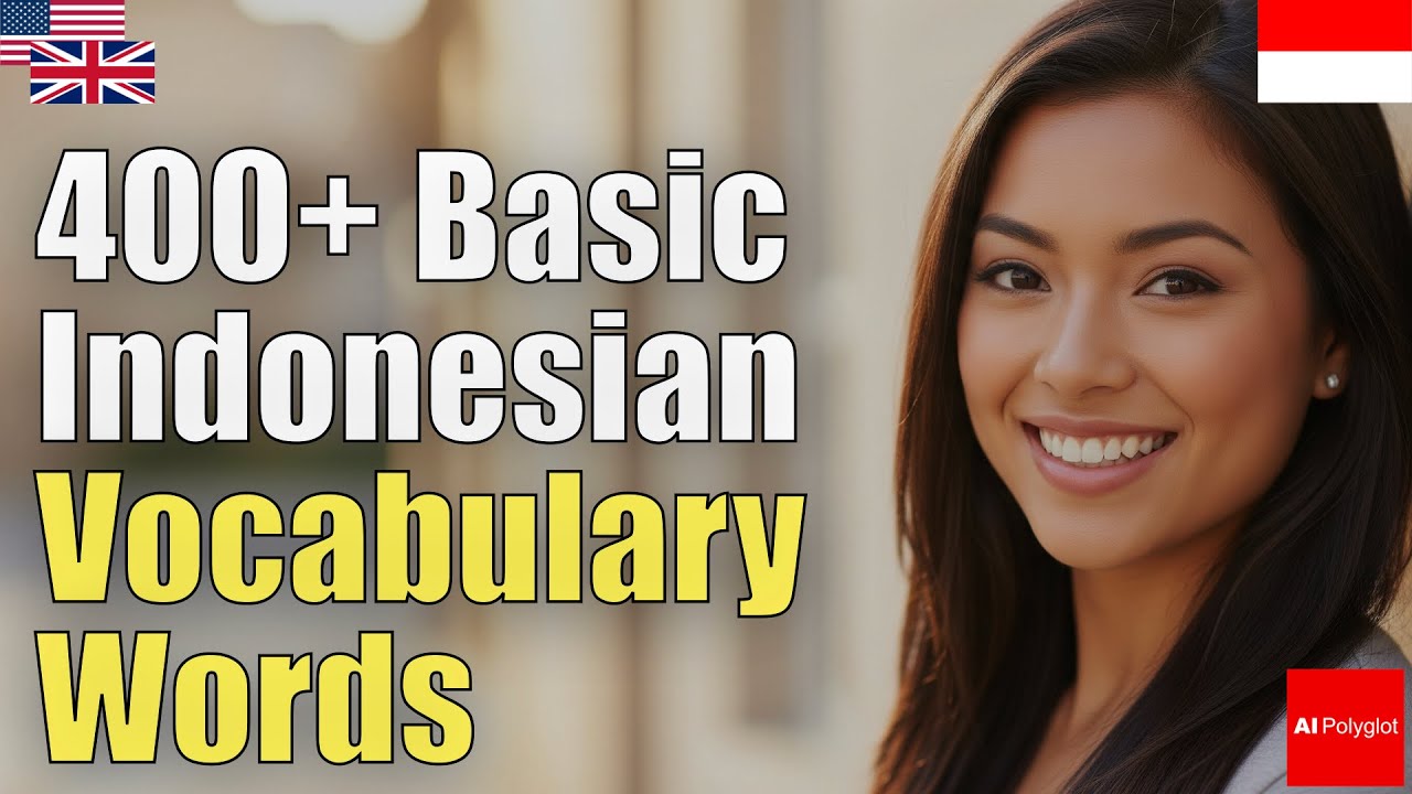 400+ Basic Indonesian Vocabulary Words | Natural Listening | Must-Know ...