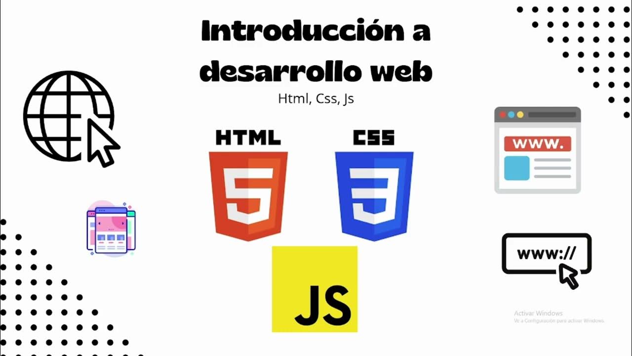 Introducción a Desarrollo Web, HTML, JS, CSS 📲😱 - YouTube