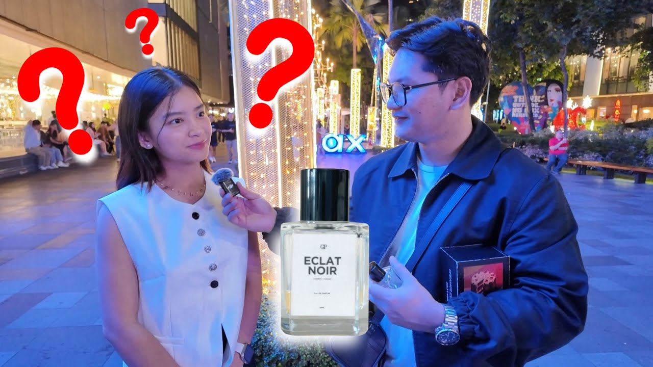 People in BGC React to ECLAT NOIR by GP - Perfume Street Reaction - YouTube