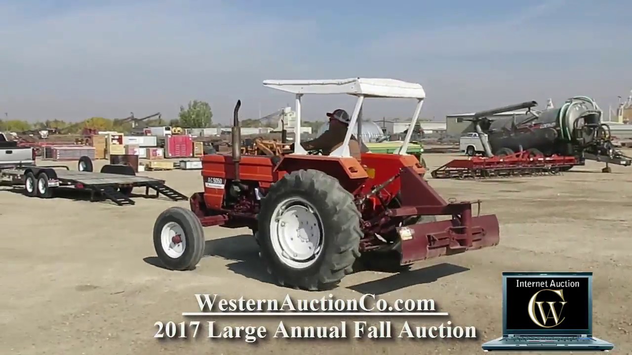 117I Allis Chalmers 5050 Farm Tractor For Sale At Auction! - YouTube