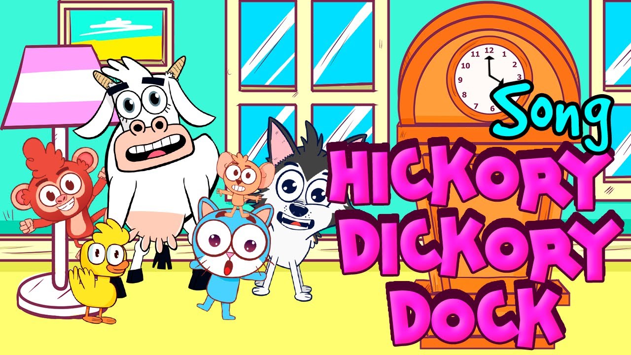 HICKORY DICKORY DOCK Nursery Rhyme | Family Friendly Song | Sozo ...