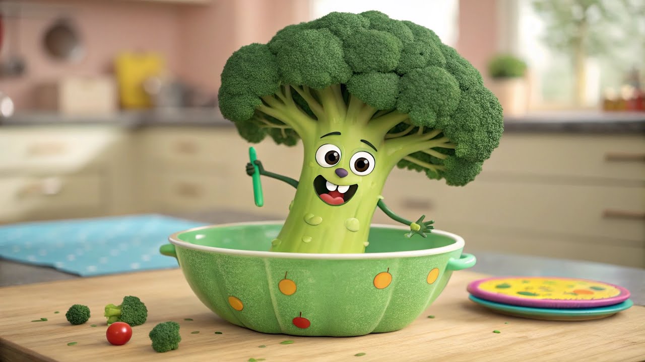 Vegetable dance in a plate / Овощи танцуют в тарелке - YouTube