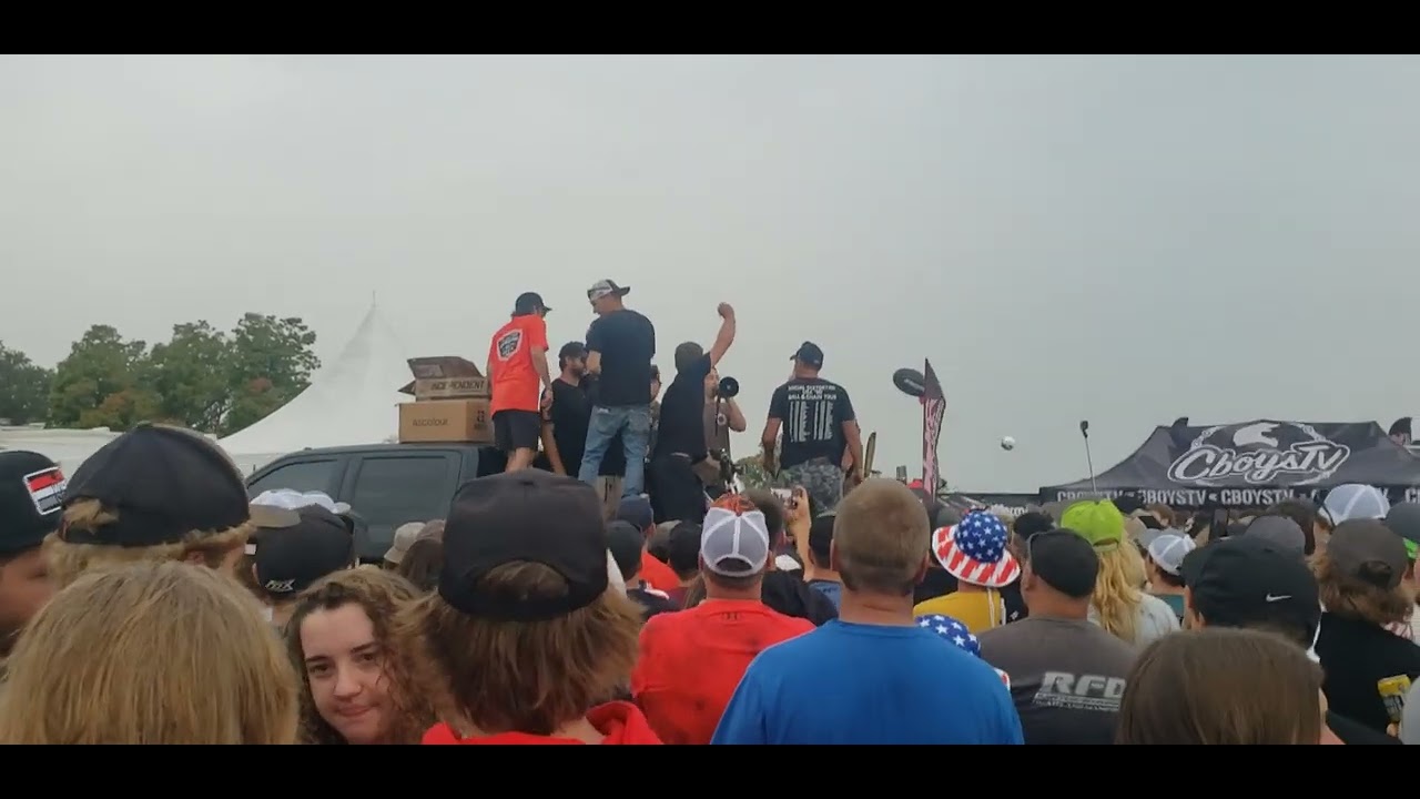 Cboys TV pit bike giveaway at Hay days - YouTube