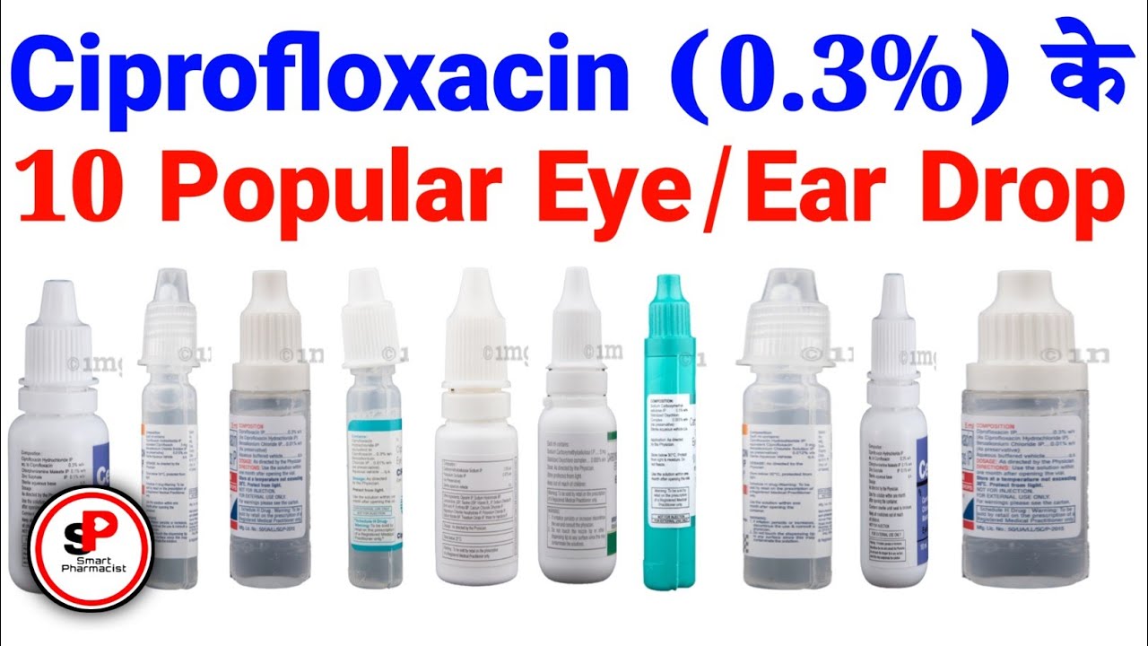 Ciprofloxacin 0.3% के 10 popular Eye/Ear Drop / Zoxan drop / Ciplox ...