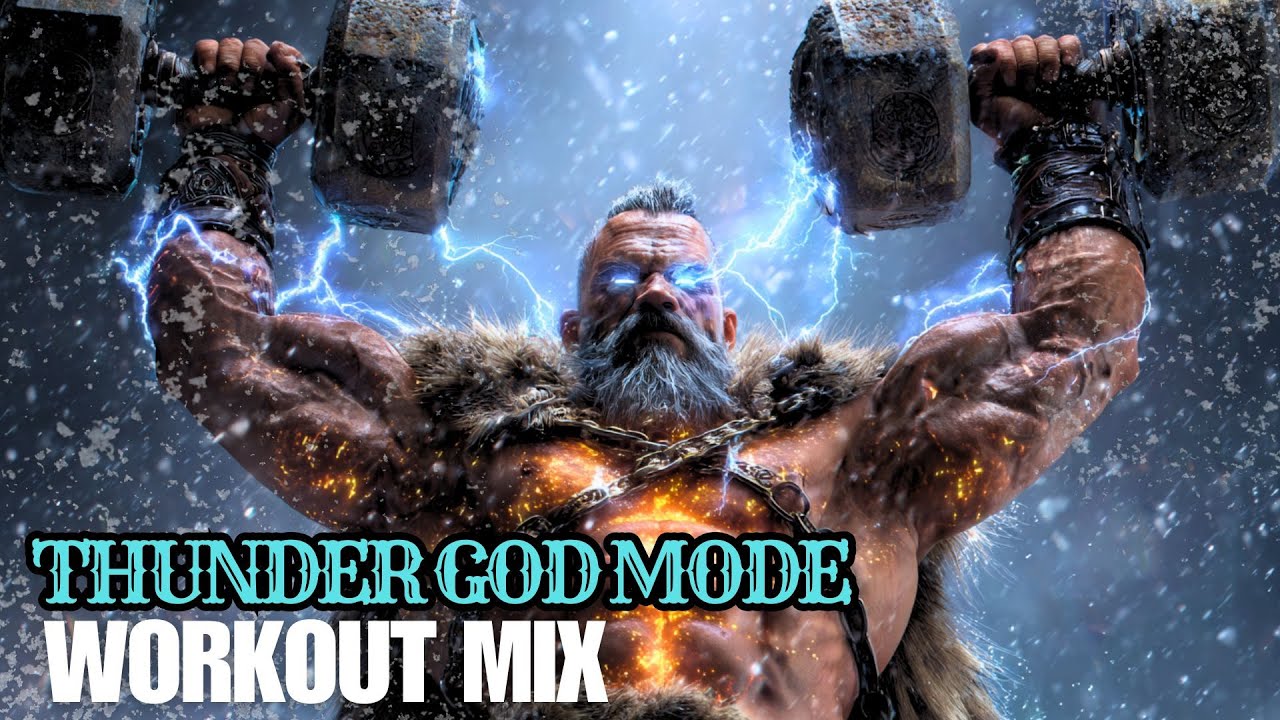 THUNDER GOD MODE ⚡ 1H45M Heavy Workout Mix - YouTube