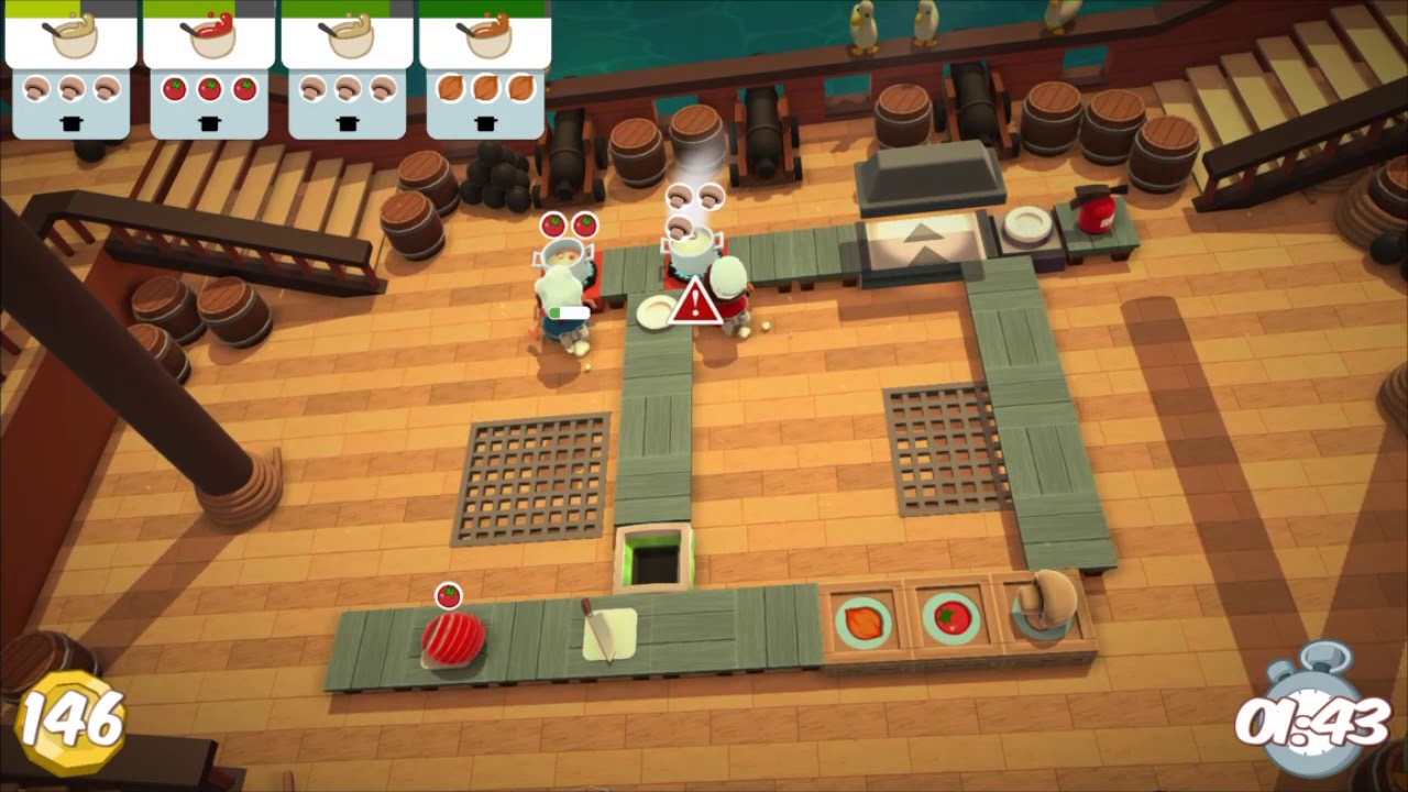 Overcooked - Level 1-3 (3 Stars) - YouTube