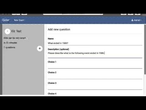 Qizler Screencast (Rails Rumble 2014)