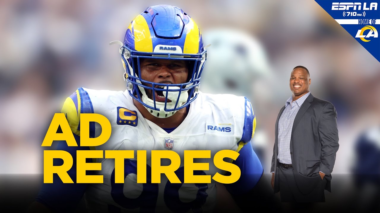 Aaron Donald Retires - Rams Super Bowl Champ D'Marco Farr Reacts with ...