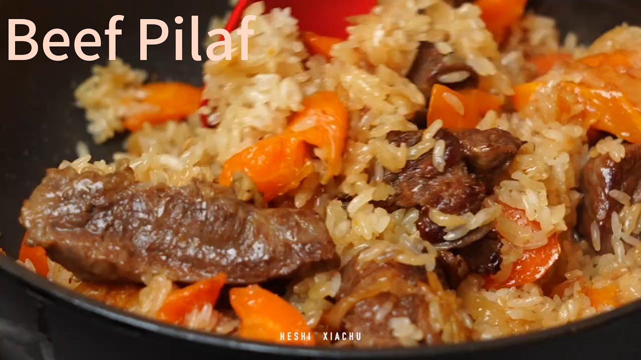 Beef pilaf—Xinjiang specialties in China - YouTube