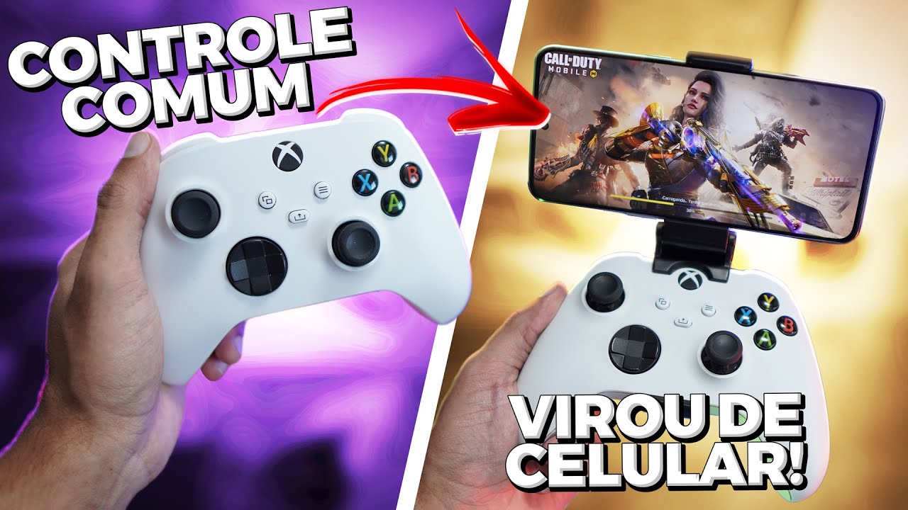 TRANSFORMEI UM CONTROLE DE VIDEOGAME EM GAMEPAD DE CELULAR! É BARATINHO ...
