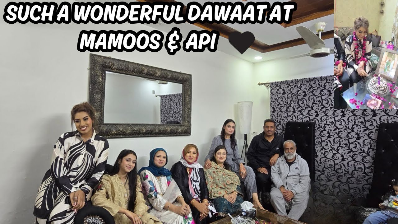 SUCH A WONDERFUL DAWAAT AT MAMOOS AND APIS | #viralvideo - YouTube