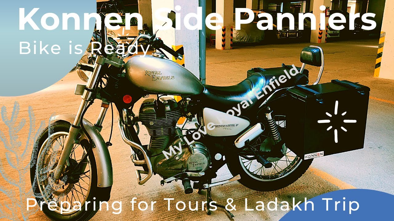 Enfield Pannier Side Box for Touring & Ladakh/Spiti Trip | Unboxing ...