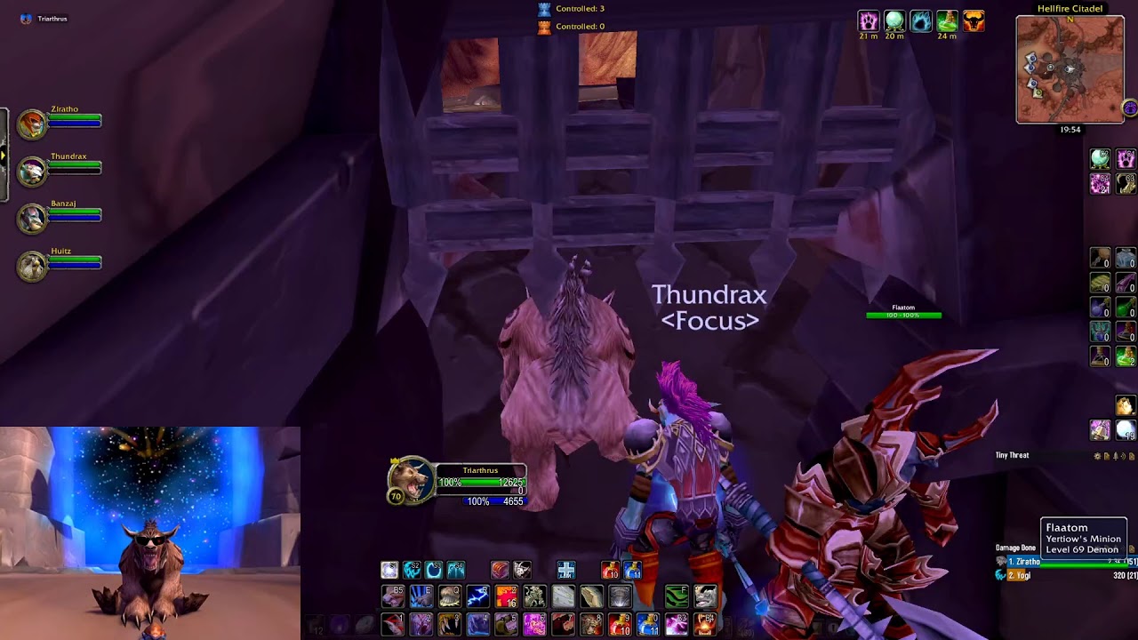 WoW TBC Classic Dungeon Spam - Feral Druid - YouTube