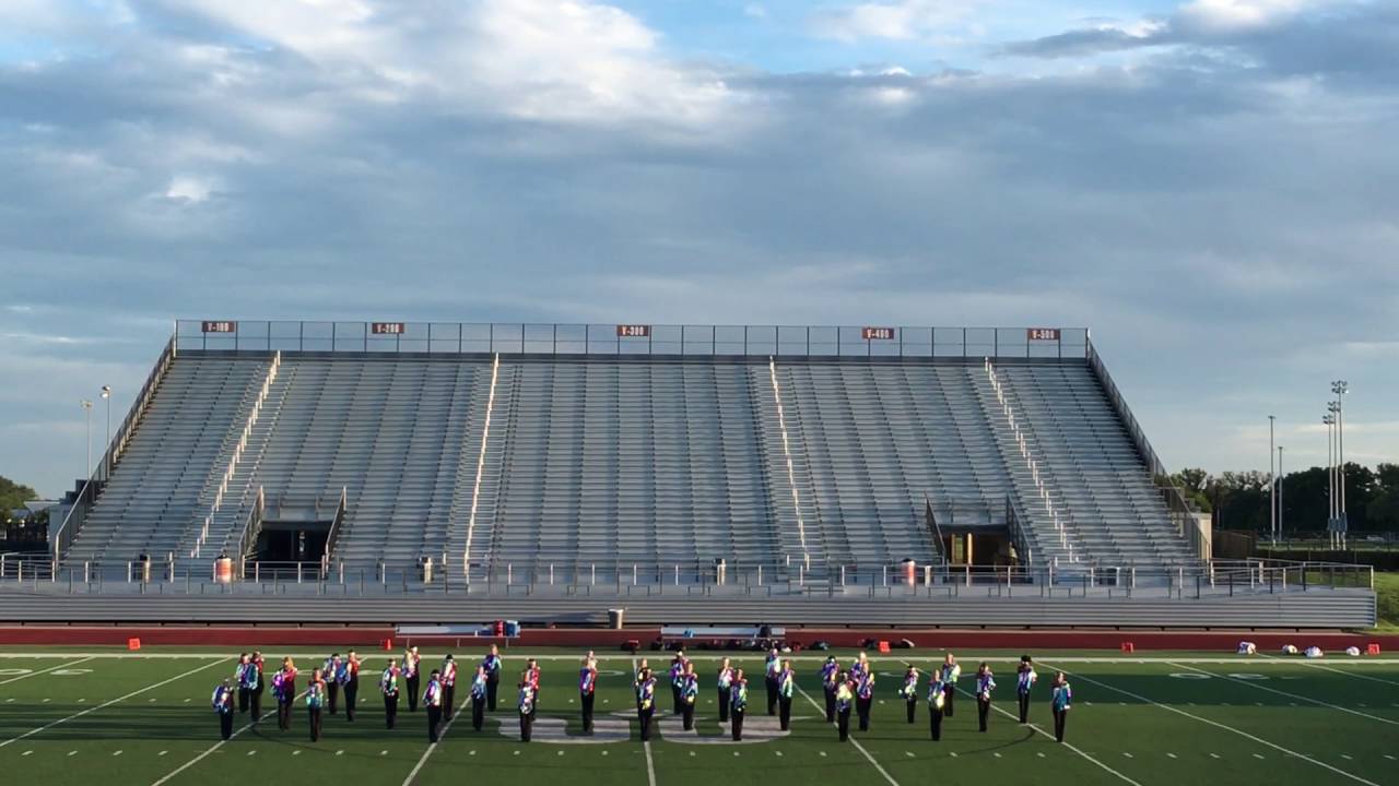 Cooper Junior High Sparklers Drill Team - Streamer Routine - YouTube