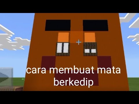 cara membuat mata berkedip di minecraft - YouTube