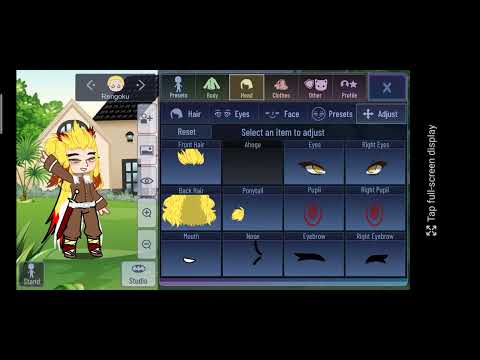 How to make rengoku in gacha club - YouTube