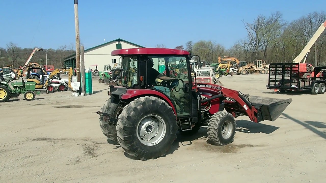 CASE IH FARMALL DX55 TRACTOR WITH LOADER For Sale - YouTube