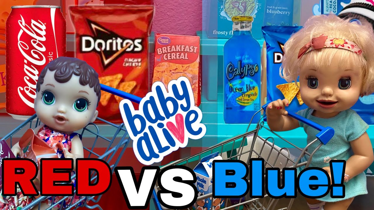 BABY ALIVE One Color shopping challenge! 🛒 - YouTube