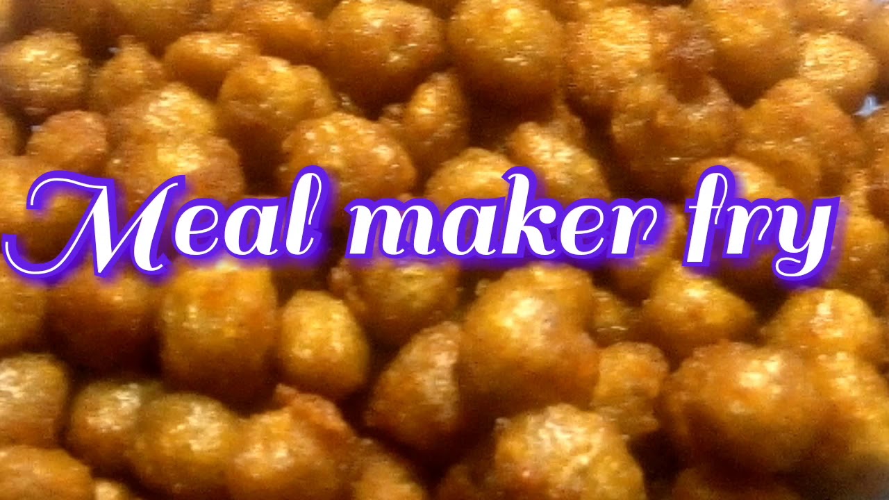 Meal maker fry Recipe /Simple and Easy to make soya chunks fry Recipe ...